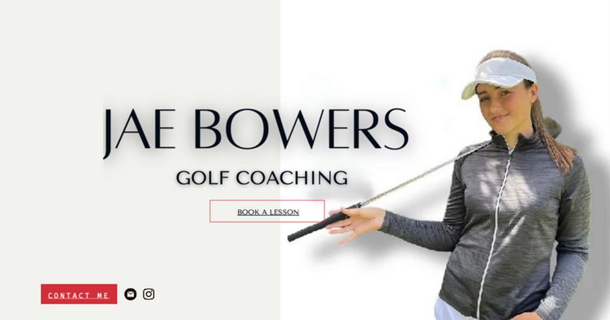 Jae Bowers Golf Coaching